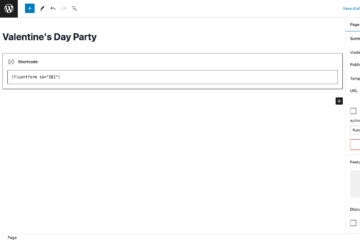 How to Create a Valentine's Day Party Invitation Form - Fluent Forms