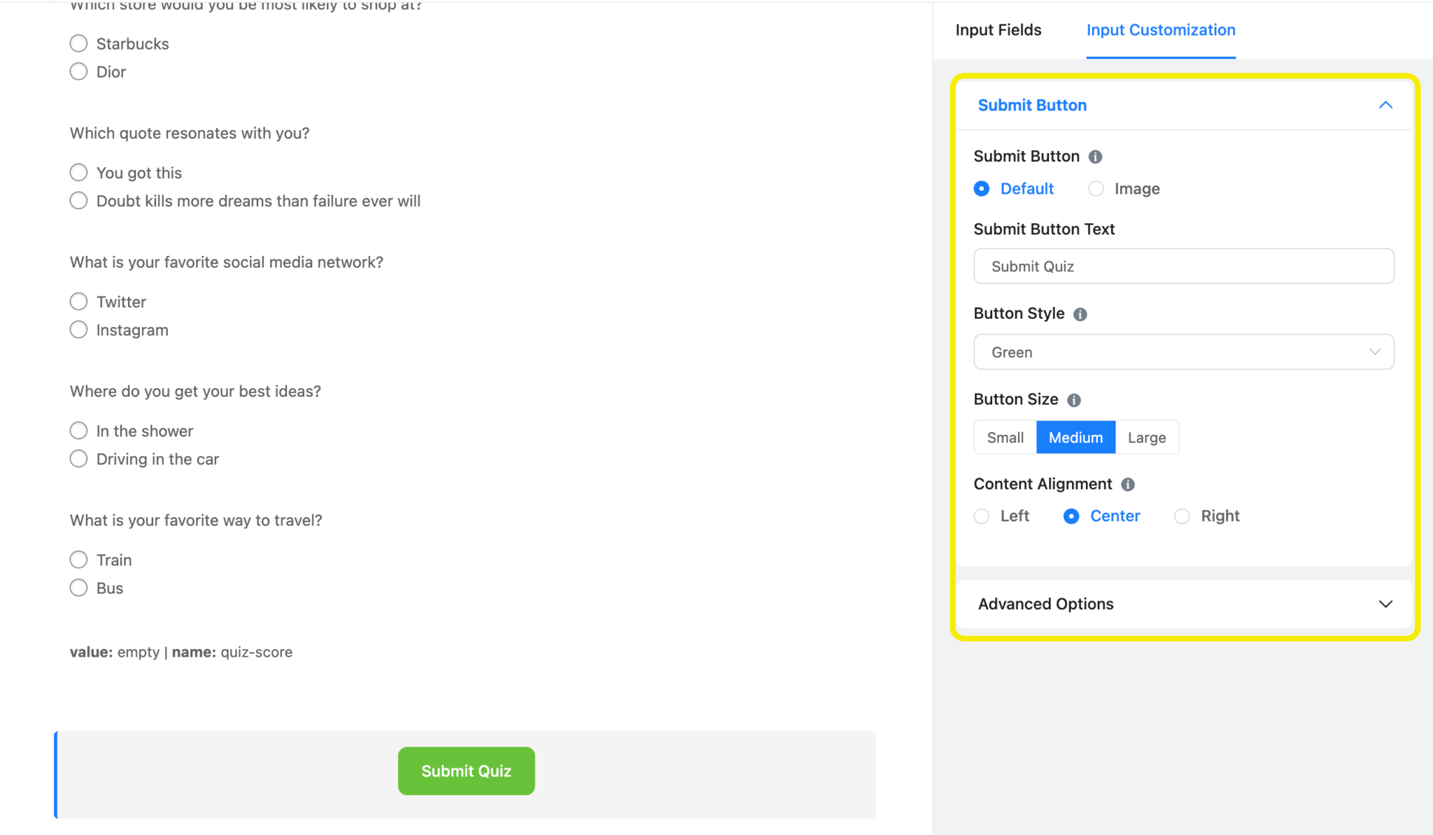 Create A Personality Quiz In Wordpress 6 Easy Steps Fluent Forms