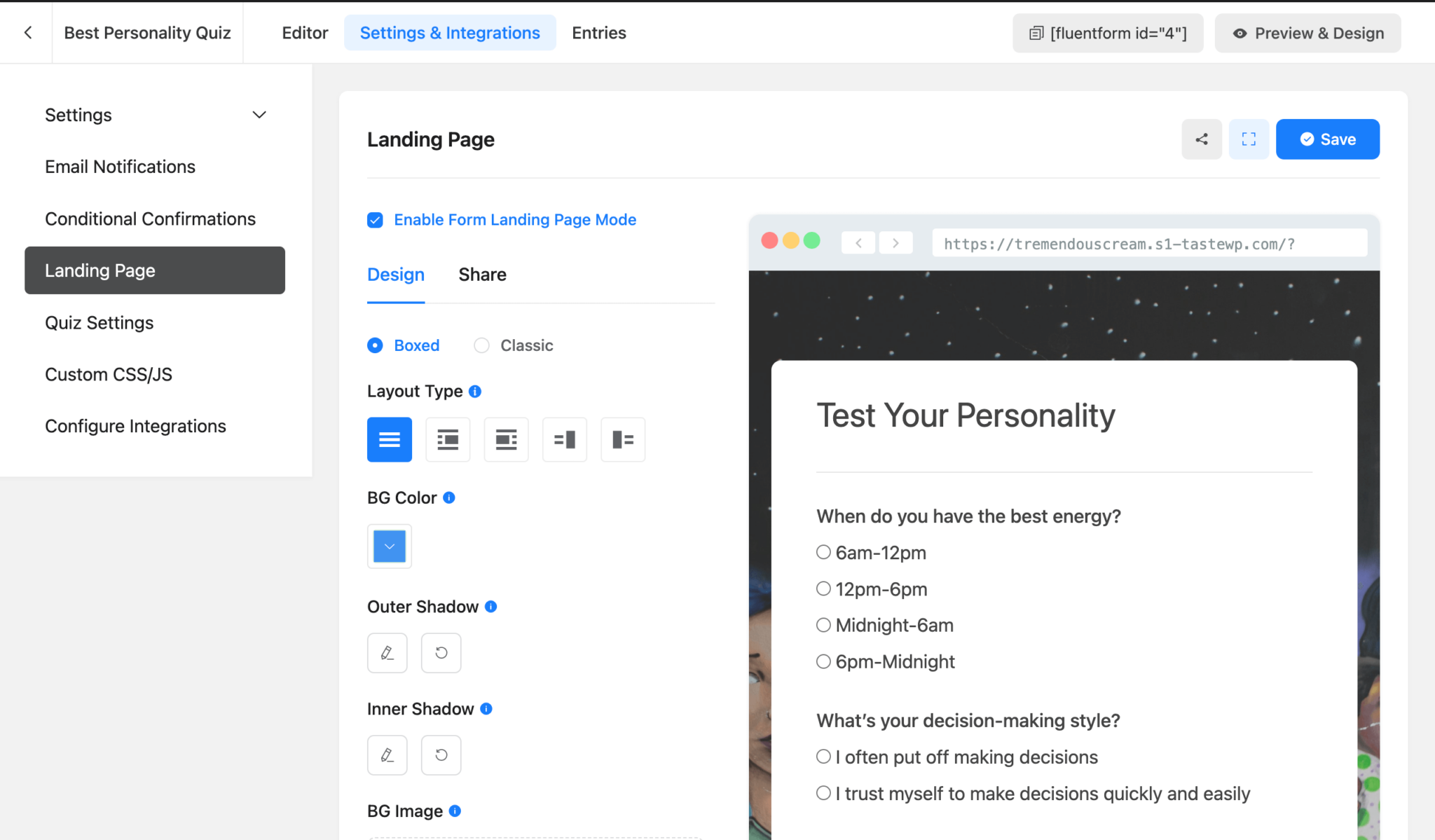 Create a Personality Quiz in WordPress [6 Easy Steps] - Fluent Forms