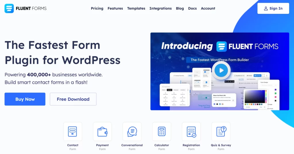 Powerful Drag & Drop Multi Step Form Builder for Your Business - Fluent ...