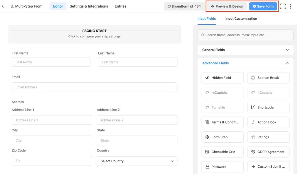 Powerful Drag & Drop Multi Step Form Builder for Your Business - Fluent ...
