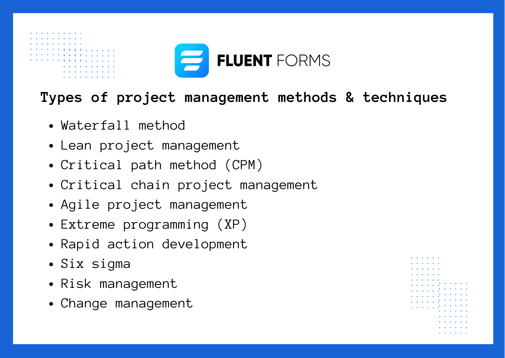 Project Management for Small Businesses: Tips & Strategies - Fluent Forms