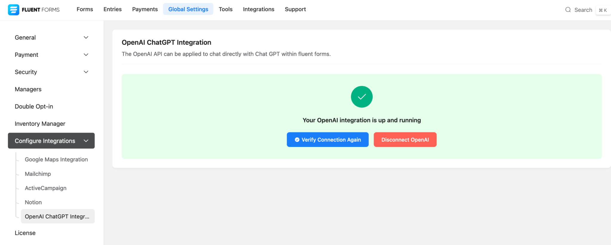 How To Connect Chatgpt With Fluent Forms Create Forms Using Prompt Only Fluent Forms