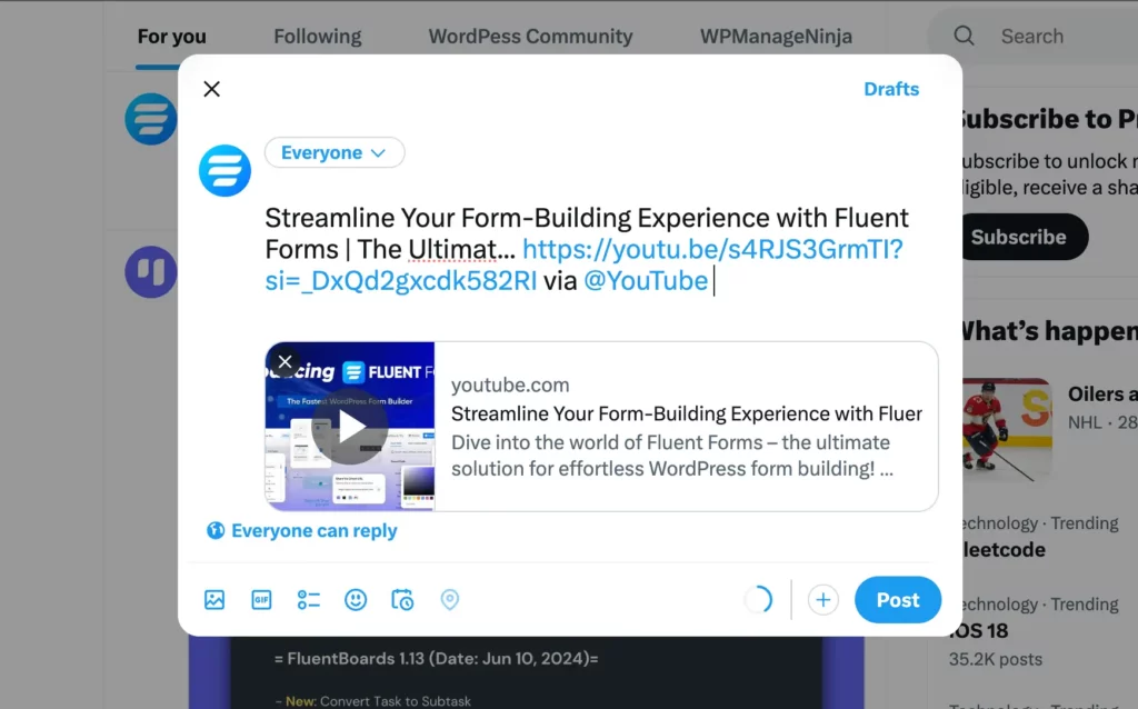 How to Embed YouTube Video on Twitter (X) in 2025 - Fluent Forms