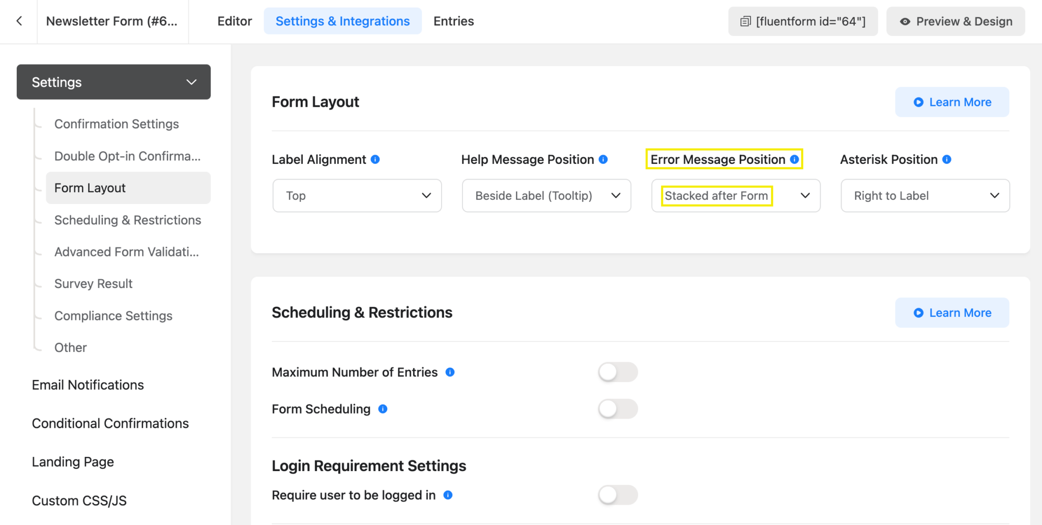How to Customize Error Messages in WordPress Contact Forms - Fluent Forms