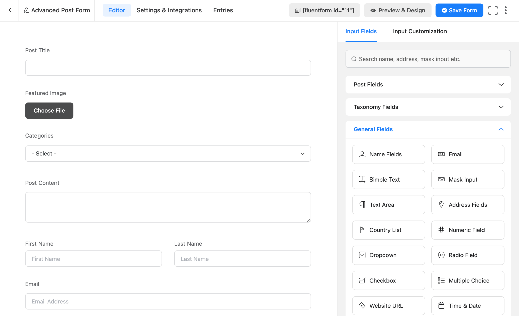 Advanced Post Creation with Fluent Forms - Fluent Forms