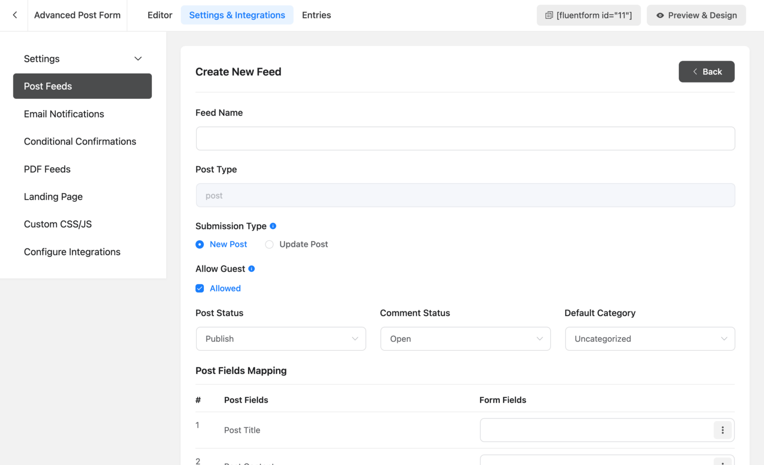 Advanced Post Creation with Fluent Forms - Fluent Forms