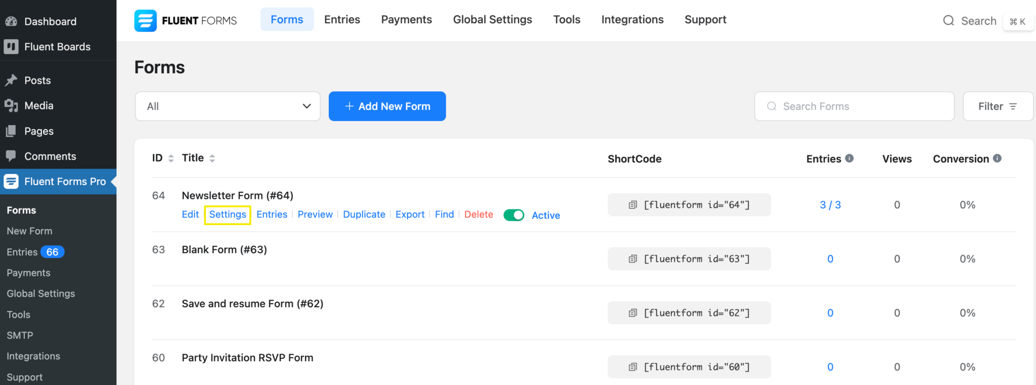 How To Send Email Notifications From Wordpress Contact Forms Fluent Forms