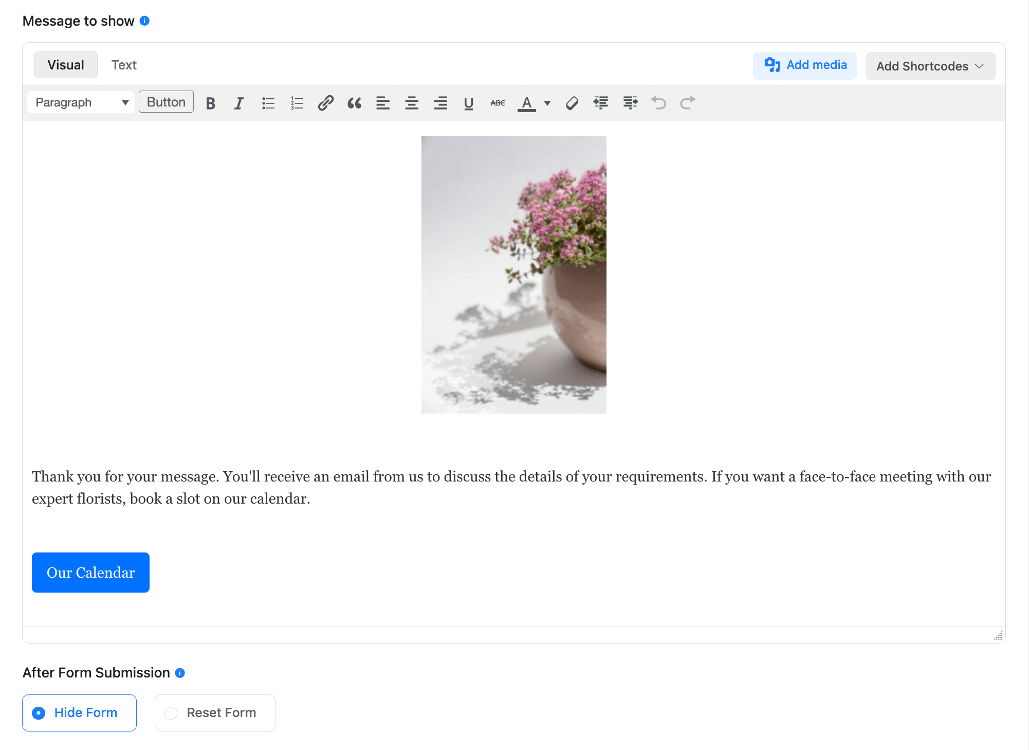 How To Show Different Confirmation Messages To Different Users In A Wordpress Form Fluent Forms