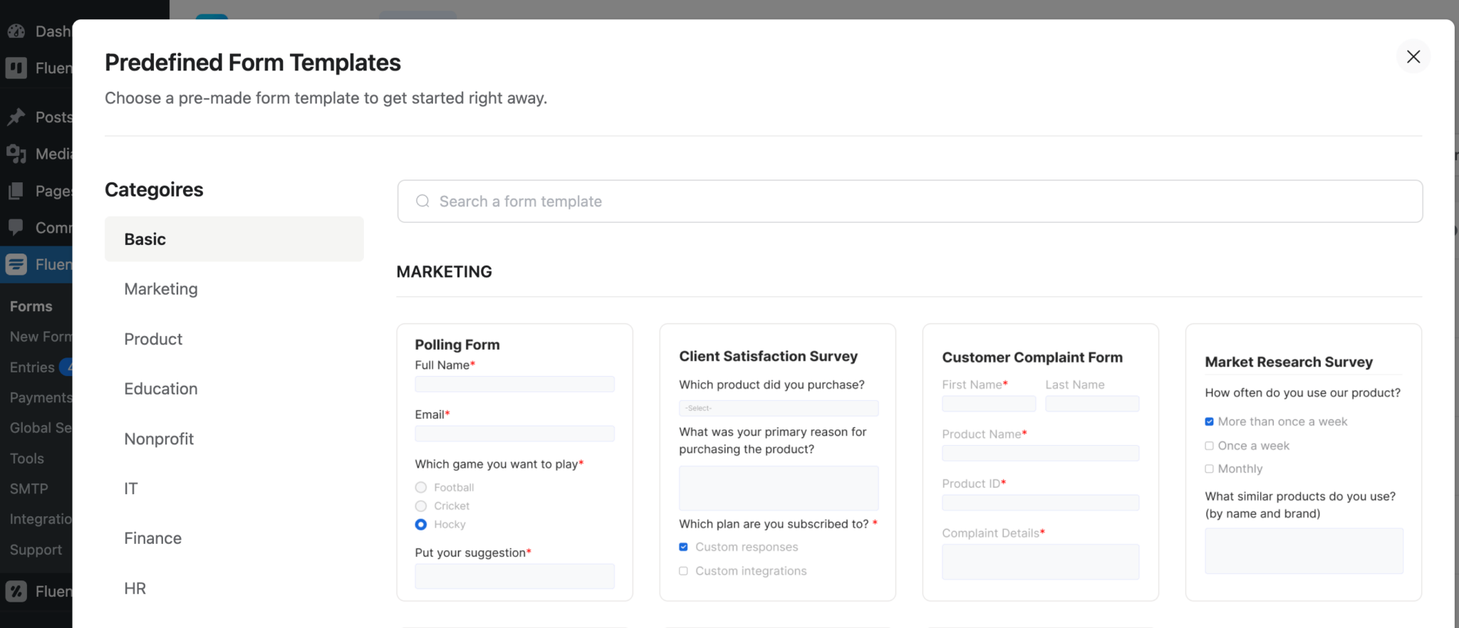 How to Create a Poll Form in a WordPress Website - Fluent Forms