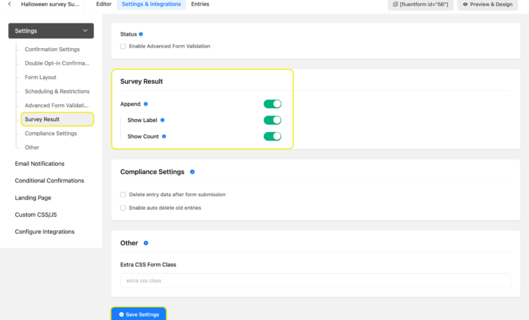 How to Show Real-time Poll/Survey Results - Fluent Forms
