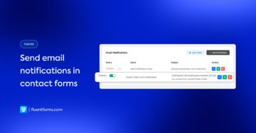How to Send Email Notifications from WordPress Contact Forms - Fluent Forms
