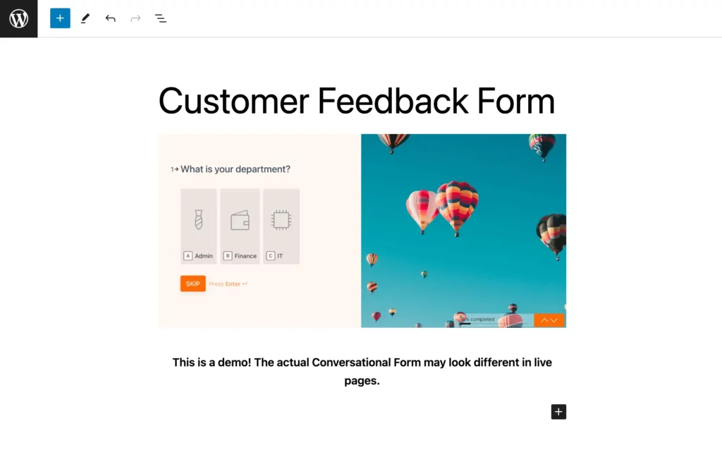 How to Create Conversational Forms in WordPress - Fluent Forms