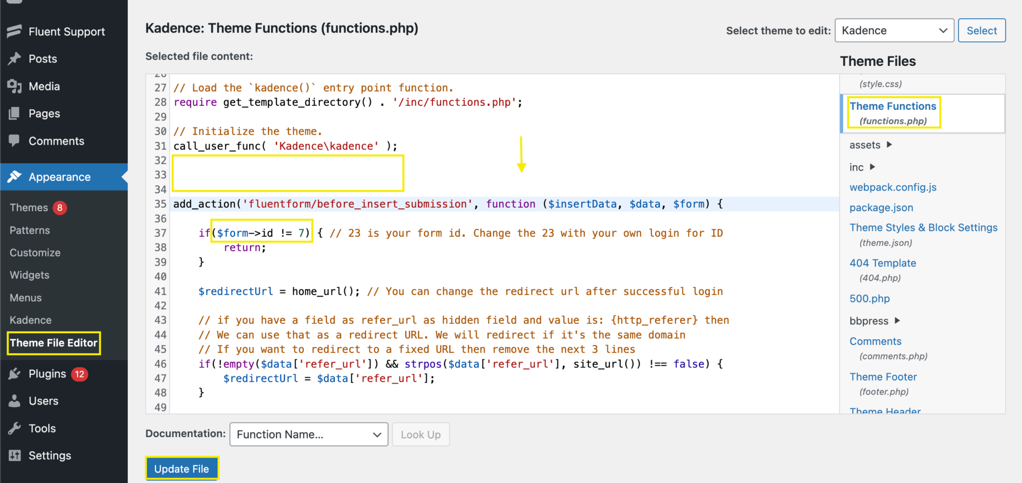 How to Create a Login Form on a WordPress Website - Fluent Forms