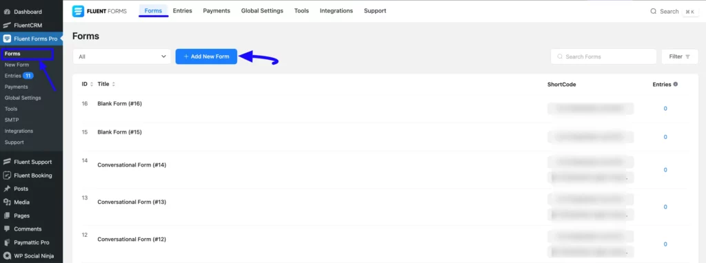 Using and Customizing Pre-built Quick Forms in Fluent Forms - Fluent Forms