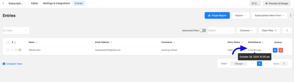 How to Add a Date and Time Stamp to Form Entries - Fluent Forms