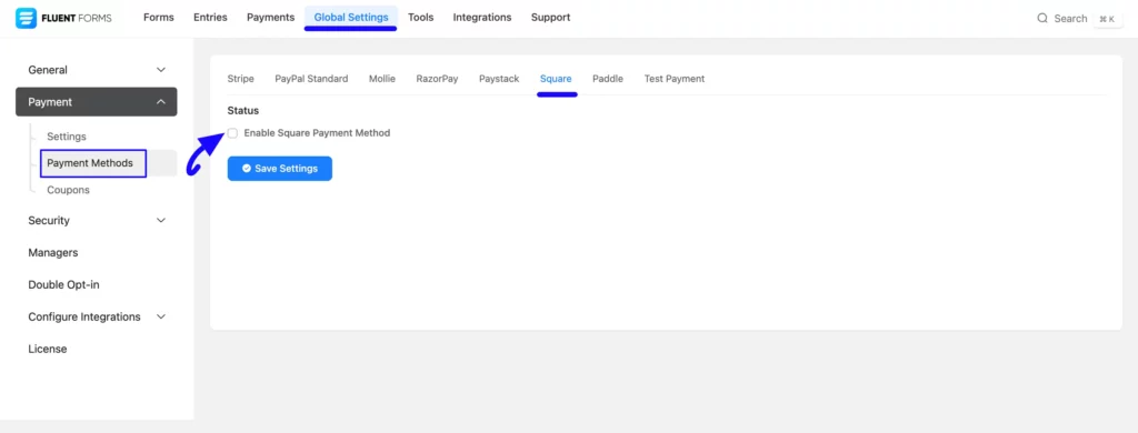 How to Integrate Square with Fluent Forms (Inline Payment Integration) - Fluent Forms