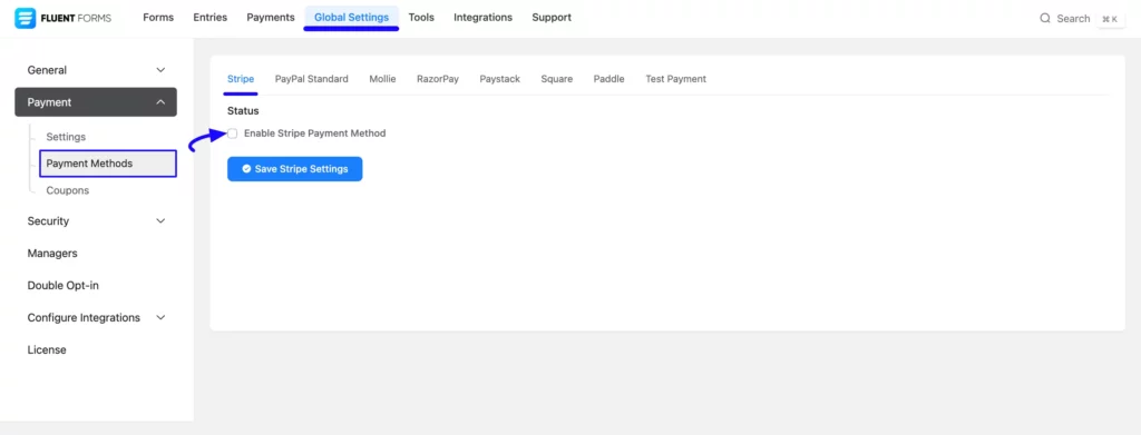How to Integrate Stripe with Fluent Forms - Fluent Forms