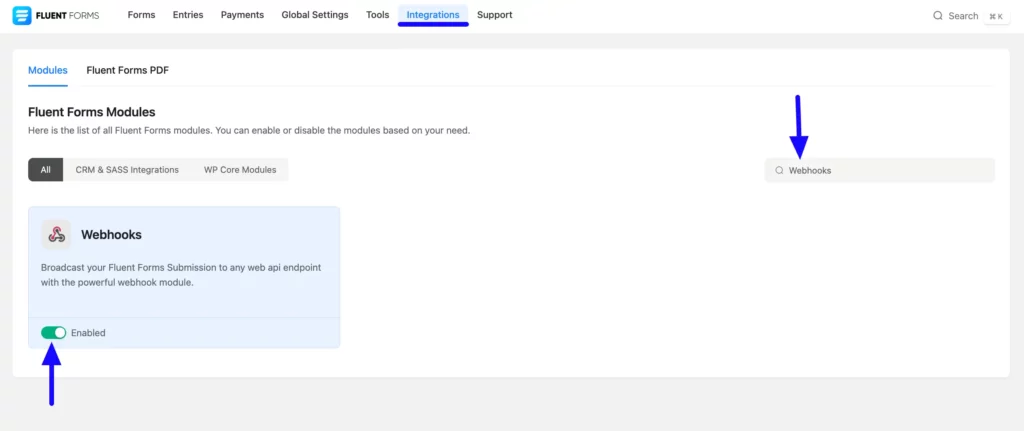 How to Integrate Webhook with Fluent Forms - Fluent Forms