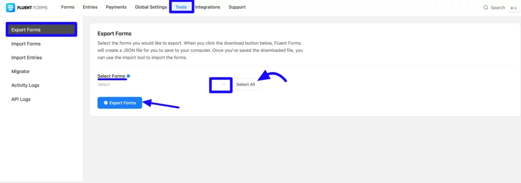 How To Import And Export Fluent Forms Fluent Forms