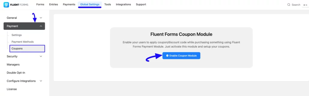 Add Coupon Field in Payment Forms - Fluent Forms