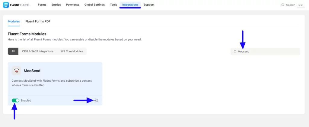 How To Integrate Moosend With Fluent Forms Fluent Forms