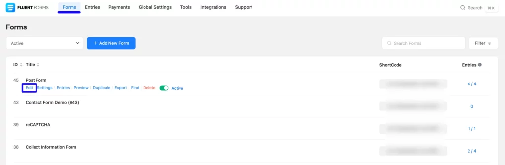 Add Categories Taxonomy Field in Post Forms - Fluent Forms
