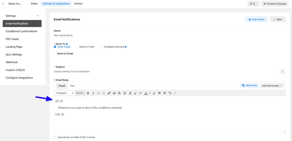 Conditional Shortcodes in Fluent Forms - Fluent Forms