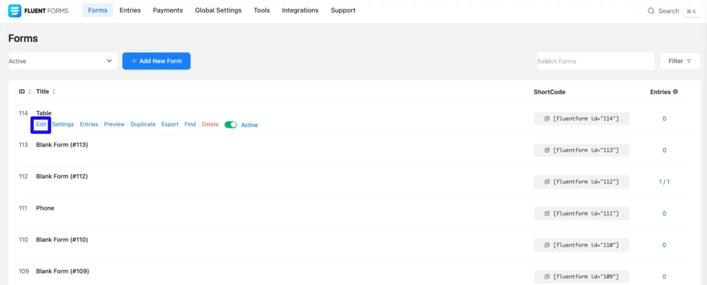 Shortcode Input Field in Fluent Forms - Fluent Forms