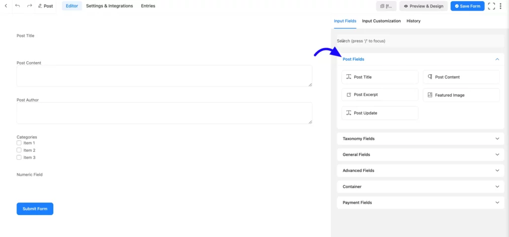 Mapping Meta Fields with Meta Keys in Fluent Forms - Fluent Forms