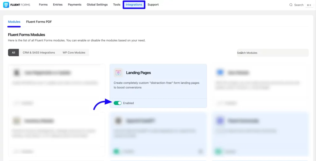 Dedicated Landing Page in Fluent Forms - Fluent Forms